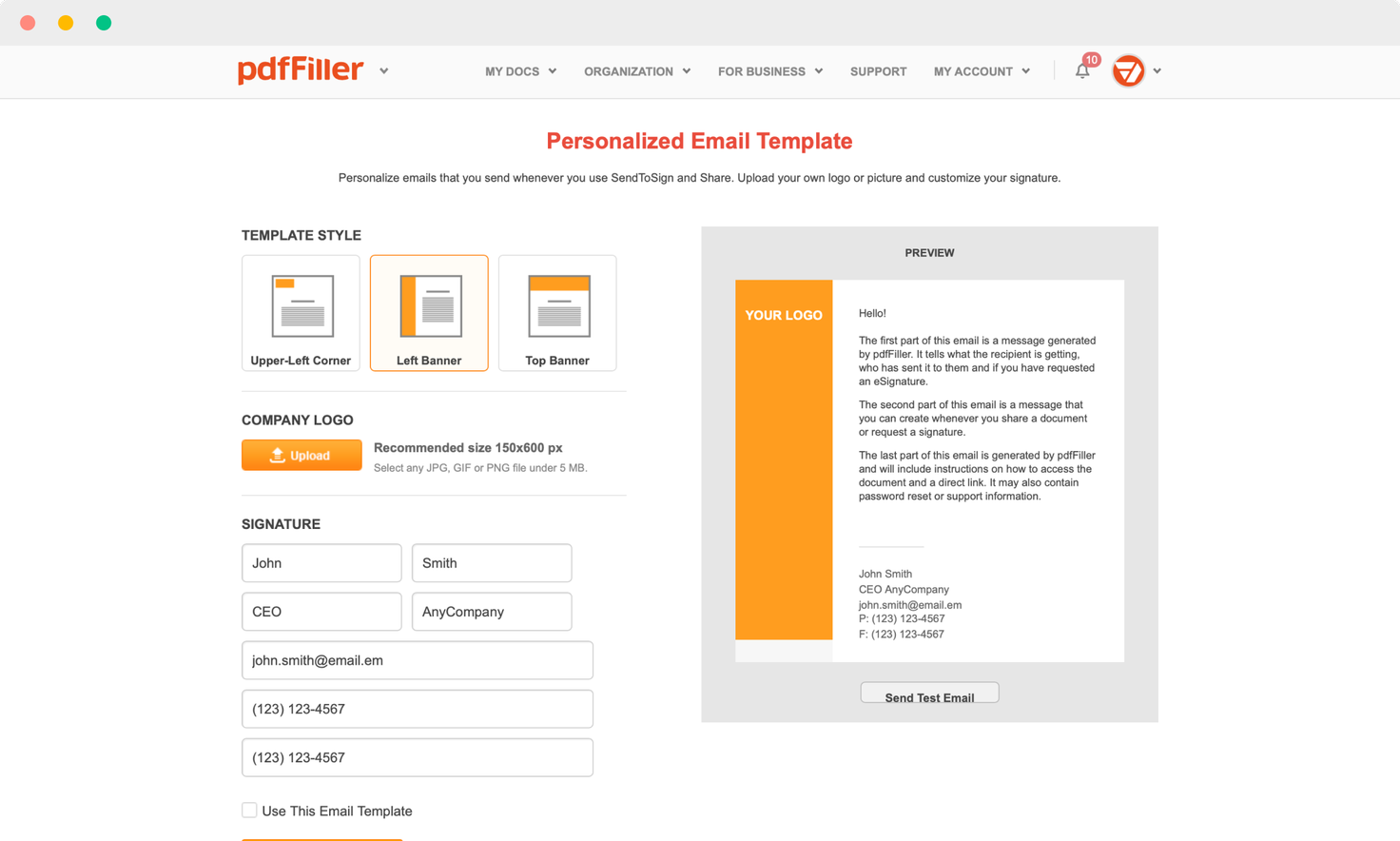 Organizations | pdfFiller