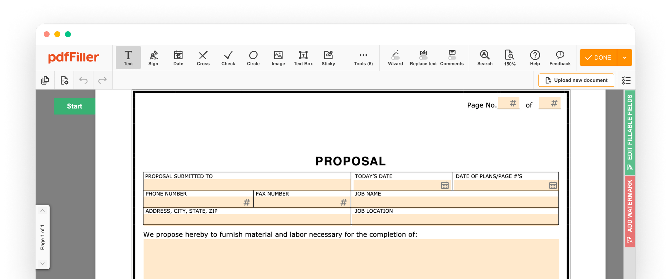 Proposals Workflow Pdffiller