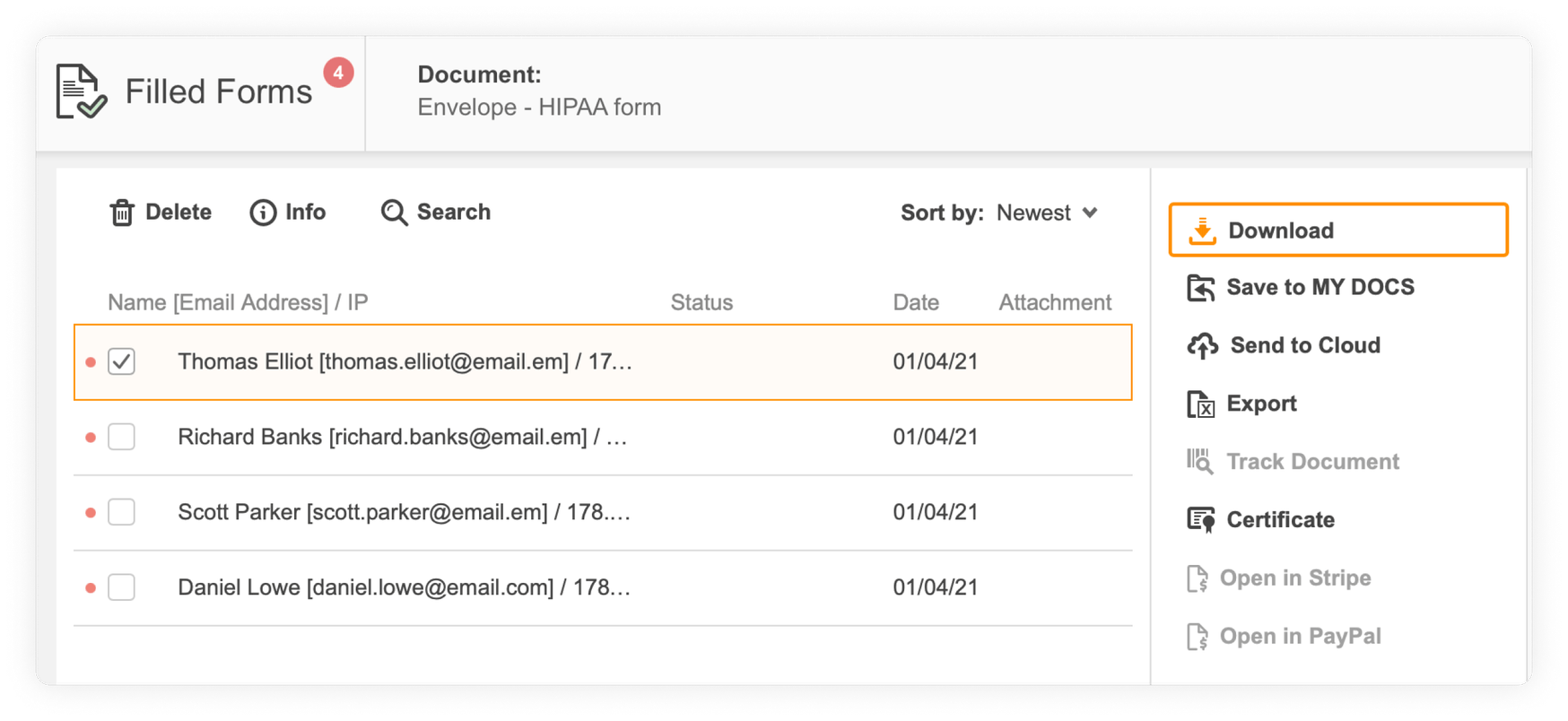 HIPAA authorization form workflow | pdfFiller
