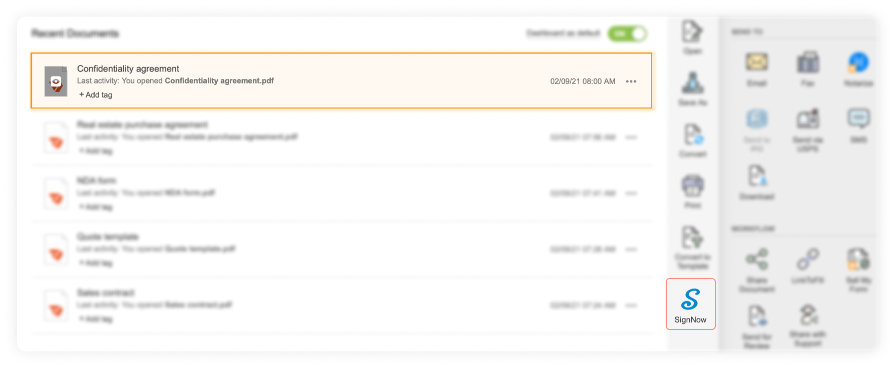 Confidentiality agreement workflow | pdfFiller