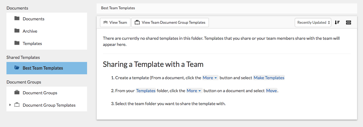 Manage shared templates | pdfFiller