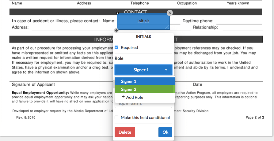 Add initials to your document | pdfFiller