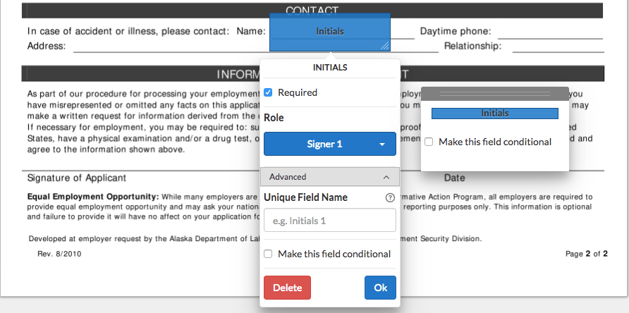 Add initials to your document | pdfFiller