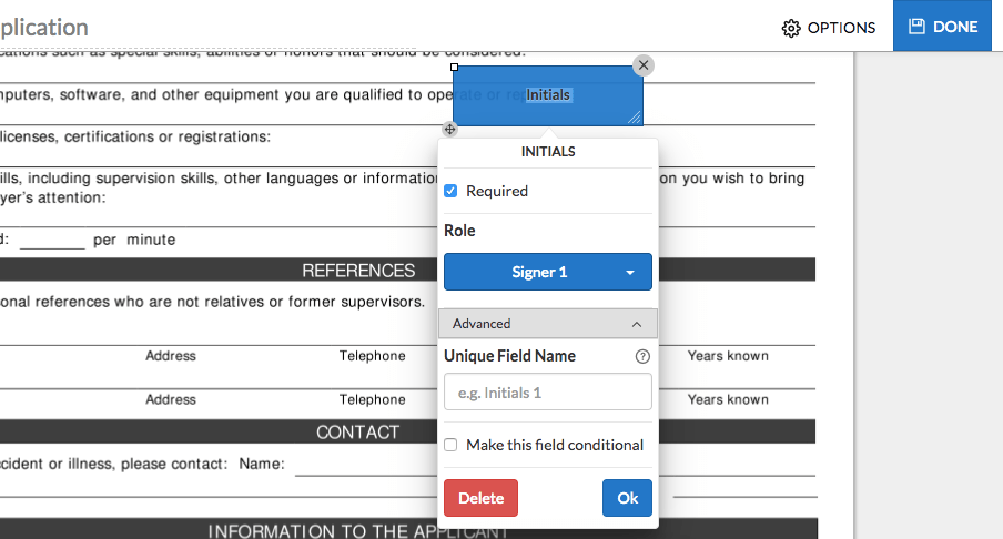 Add initials to your document | pdfFiller