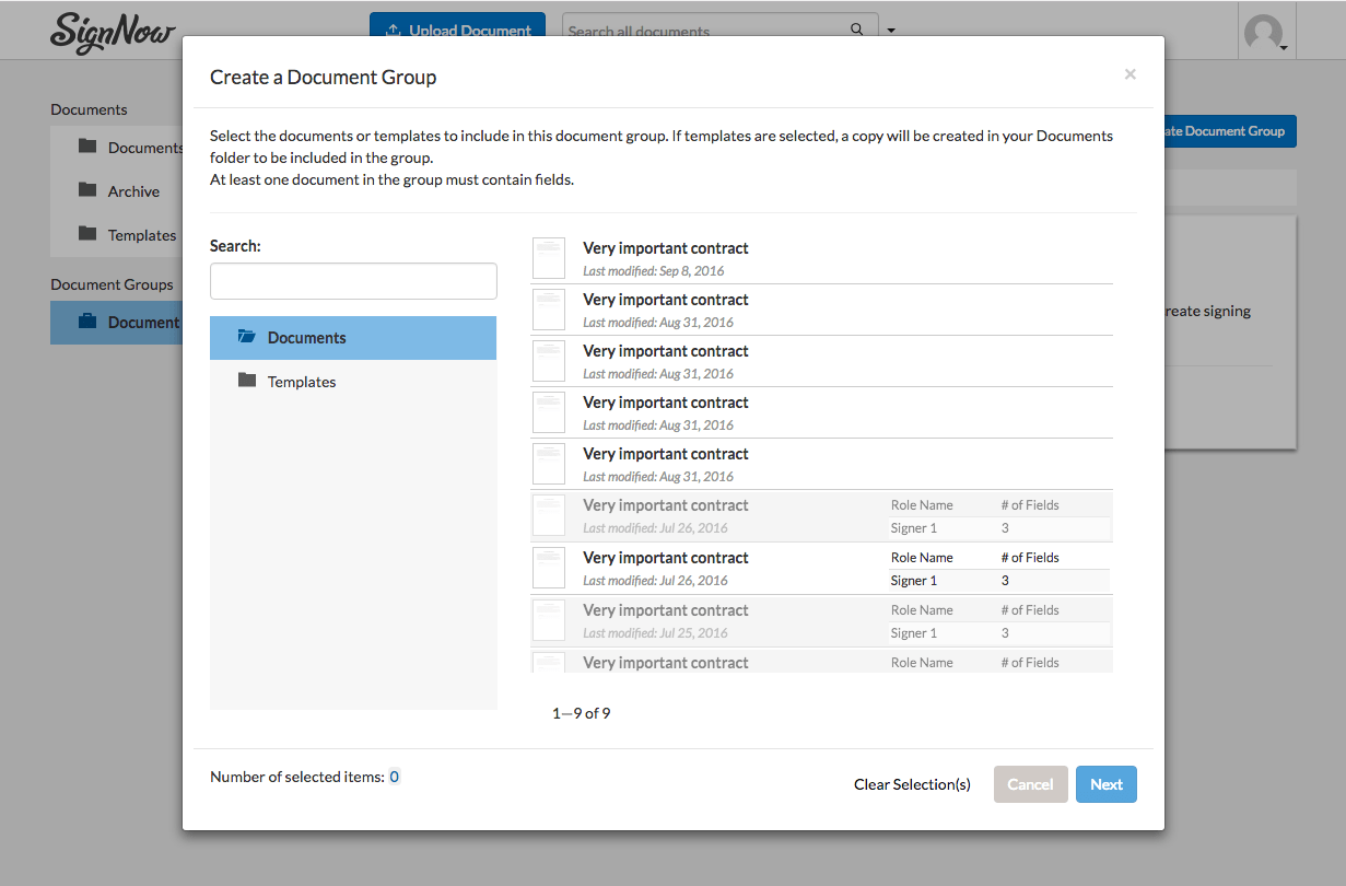 Organize documents groups | pdfFiller