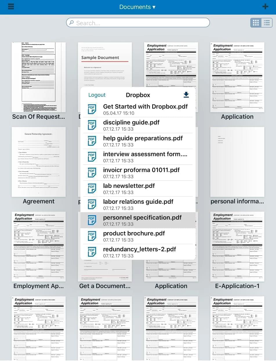 Upload PDF documents to iOS app | pdfFiller