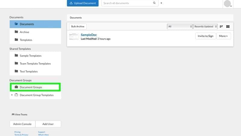 Create a Document Group Templates | pdfFiller