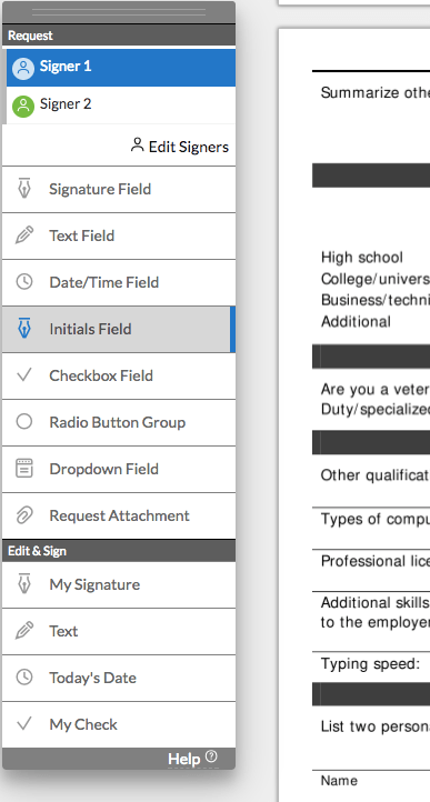 Add initials to your document | pdfFiller