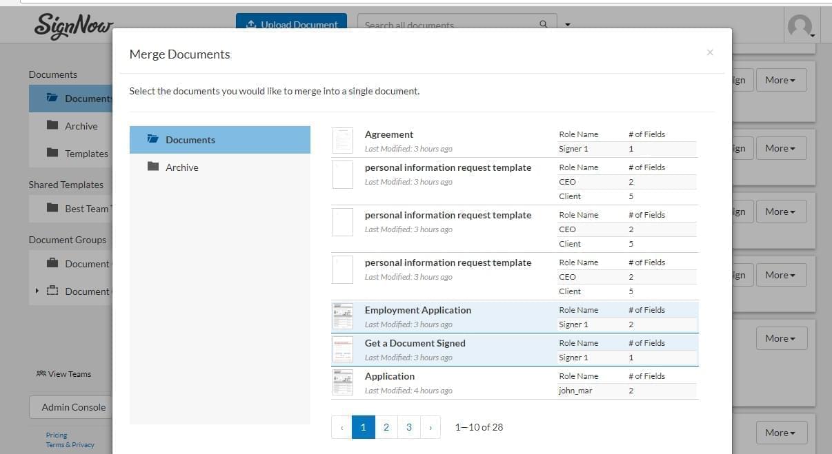 Merge several documents into one | pdfFiller