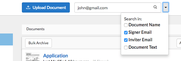 Search for documents across the whole organization | pdfFiller