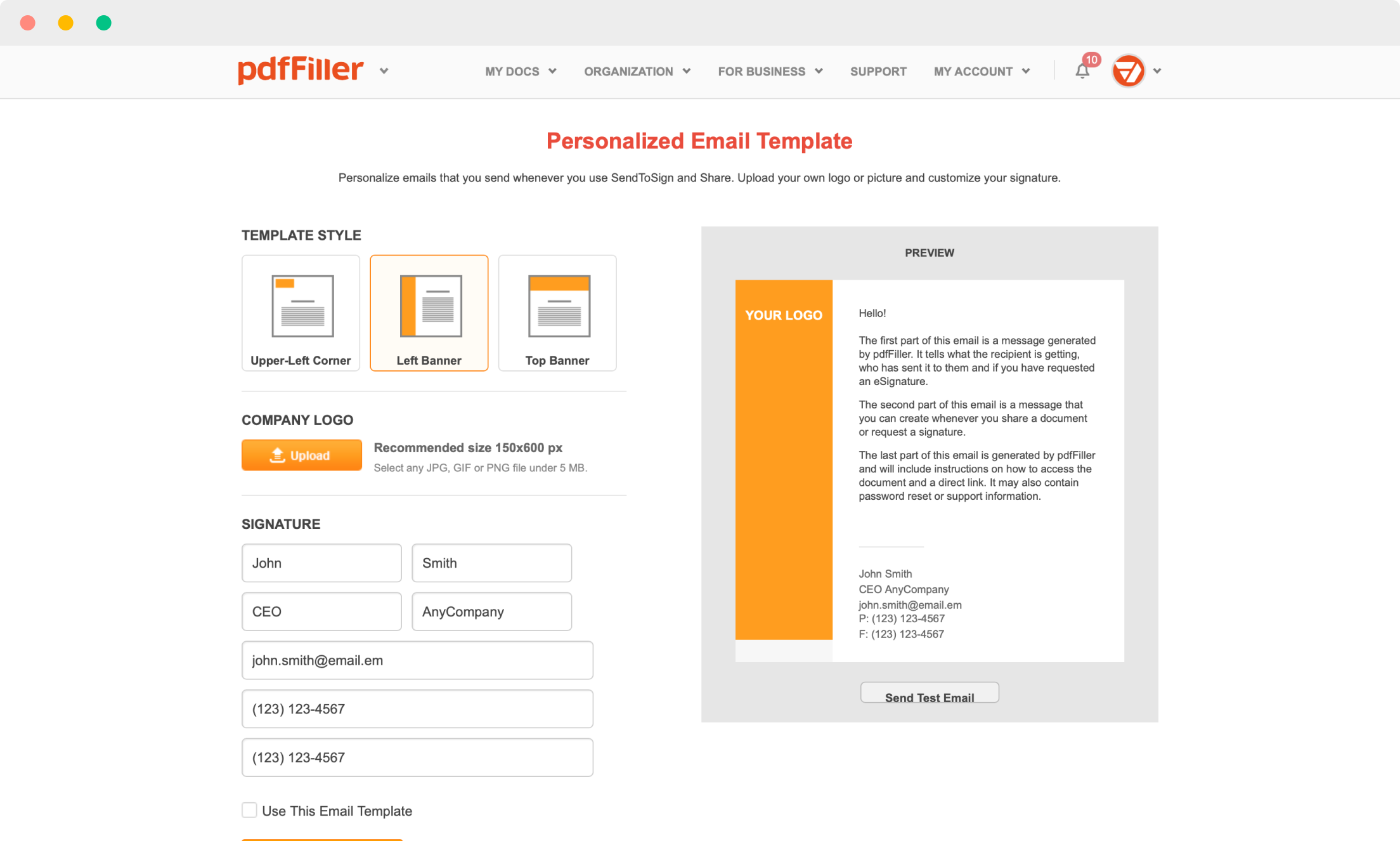 Organizations | pdfFiller